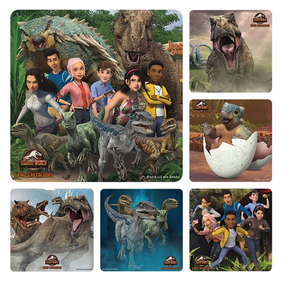 Sherman Specialty PS771 Jurassic World Camp Cretaceous, 100 Per Roll ...